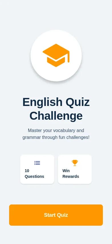 English Quiz Challenge