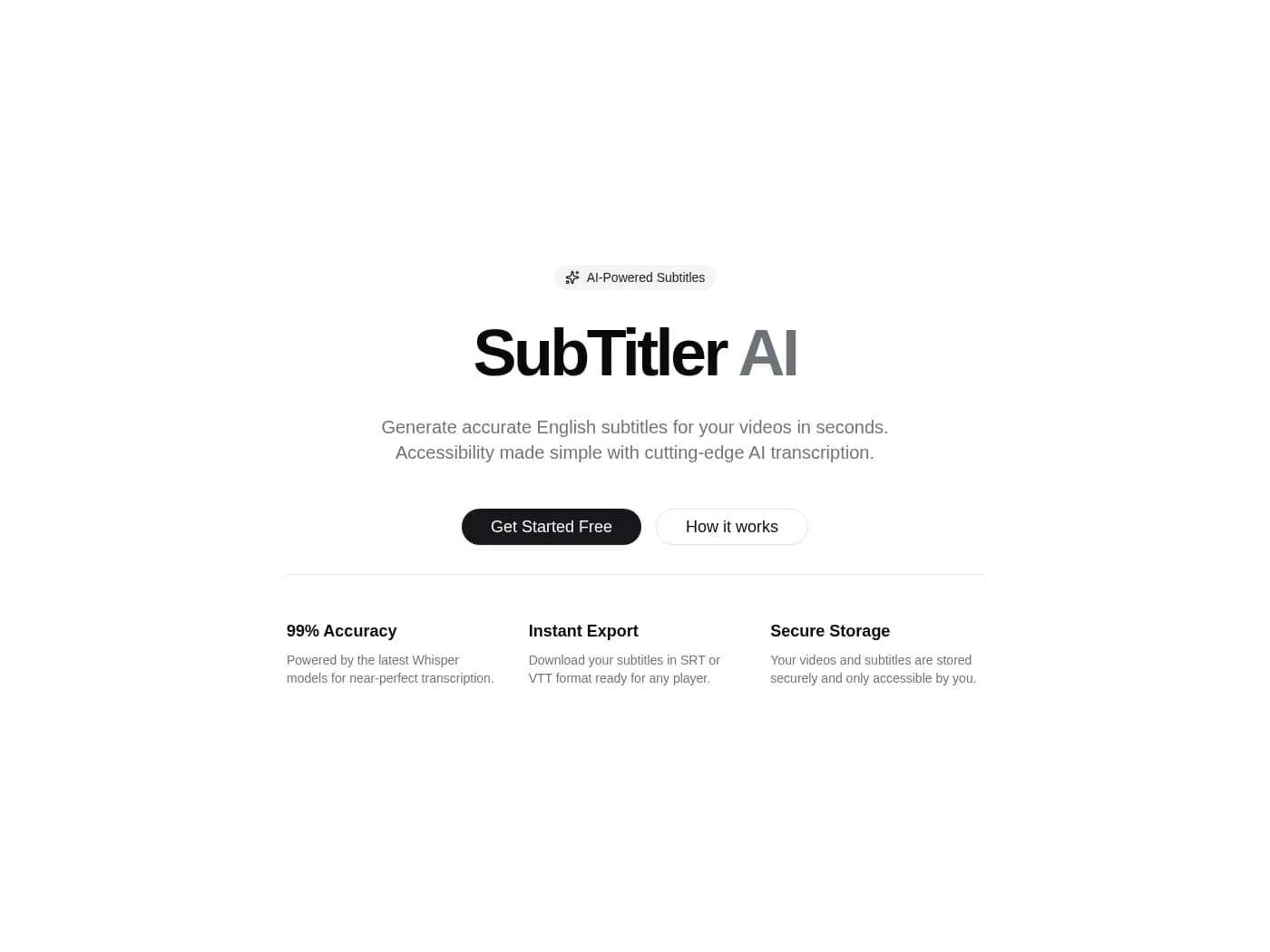 SubTitler AI