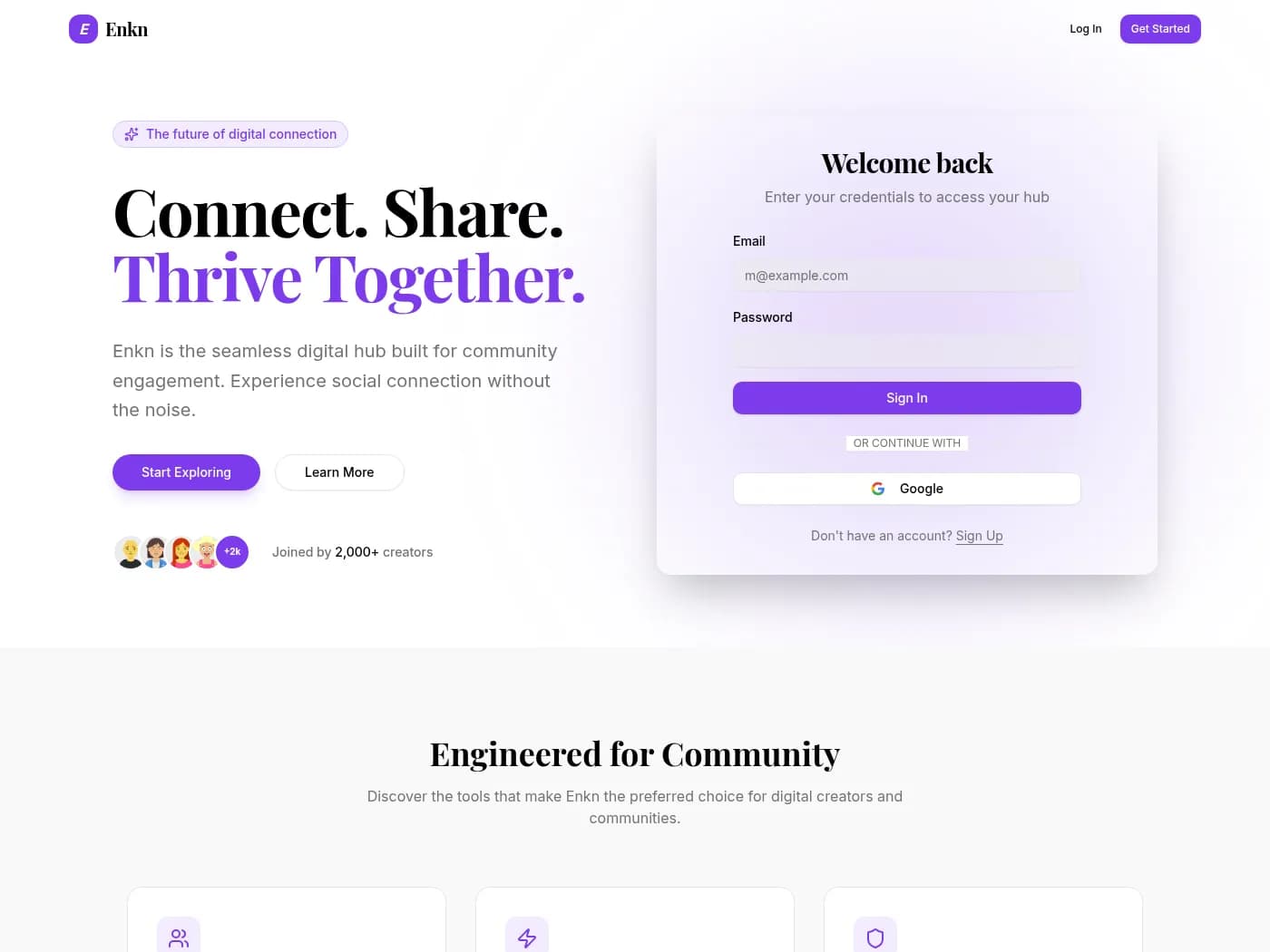 Enkn Social Hub