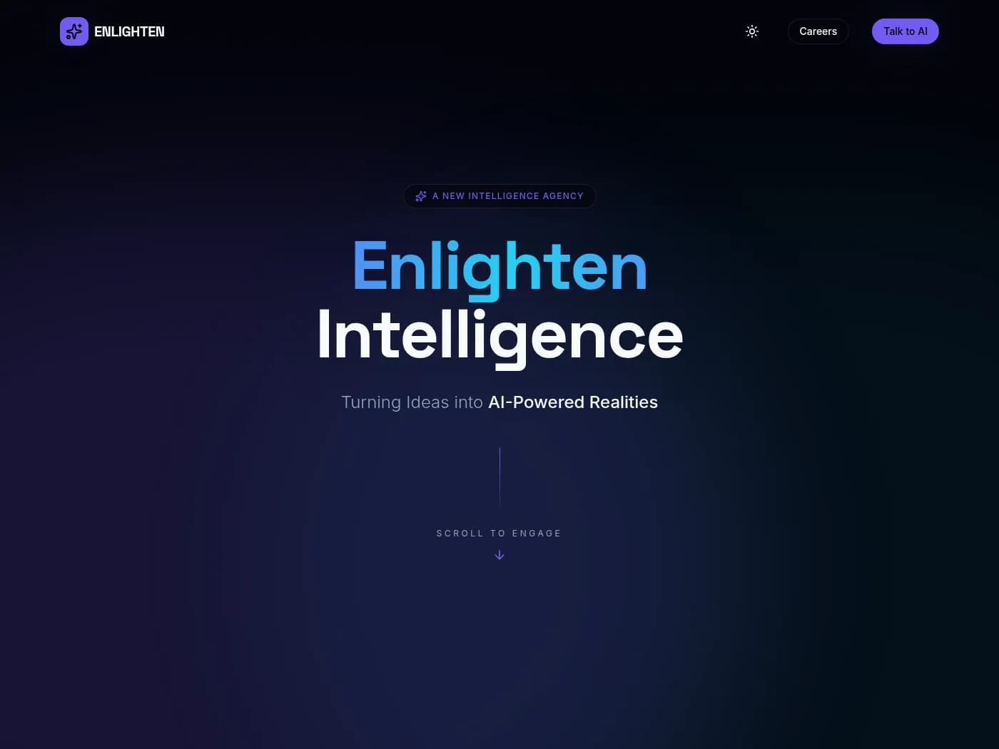 Enlighten AI Agency Site