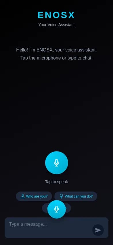 ENOSX Voice Assistant