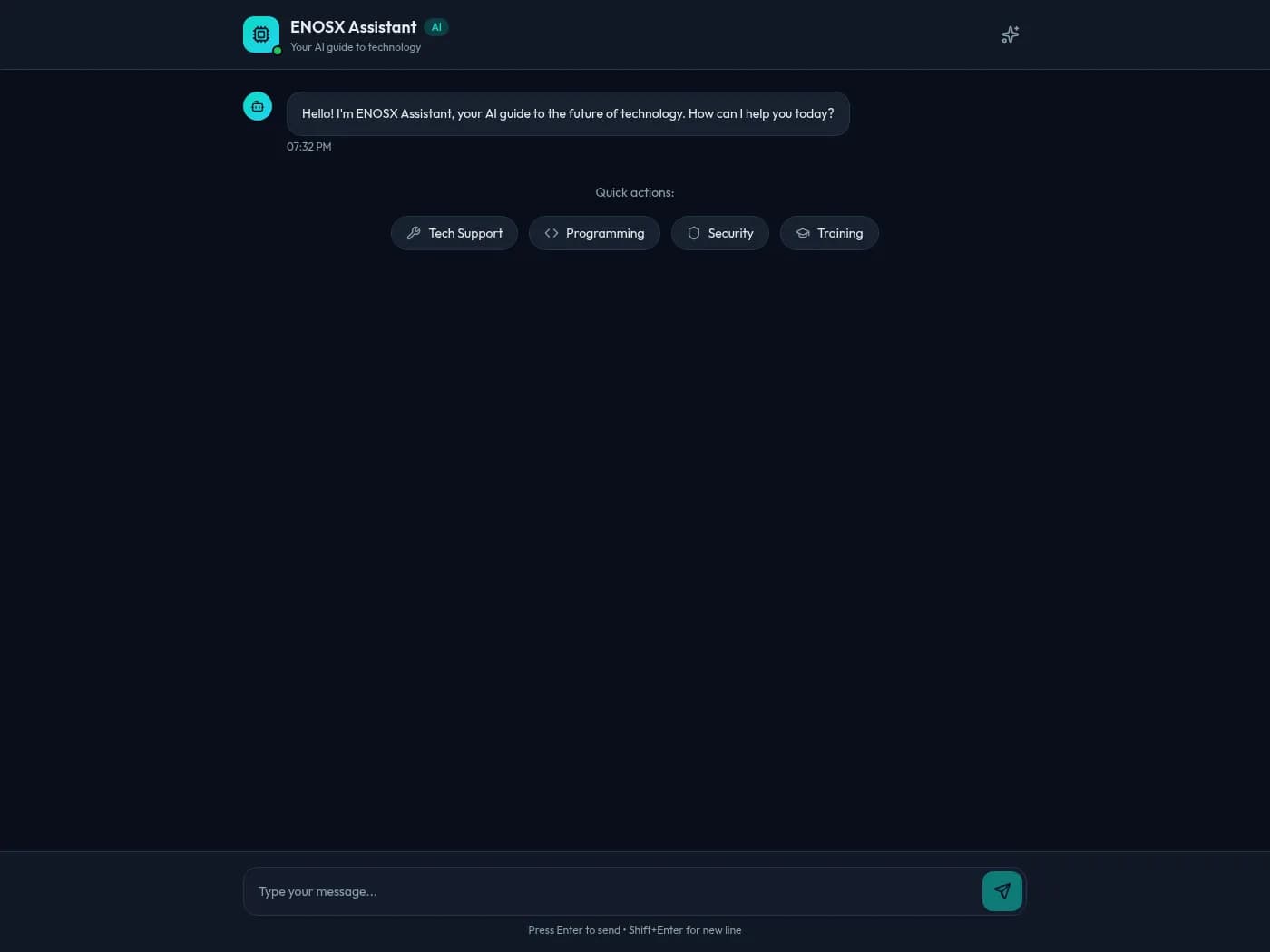 ENOSX Assistant Web