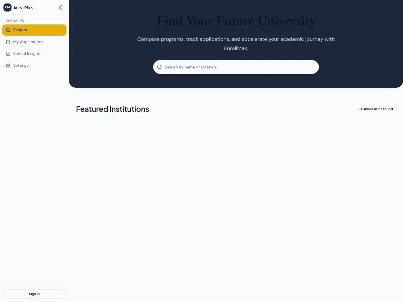 EnrollMax Platform