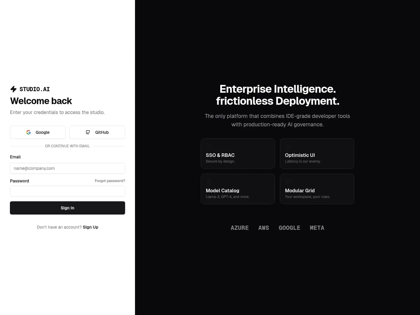 Enterprise AI Studio