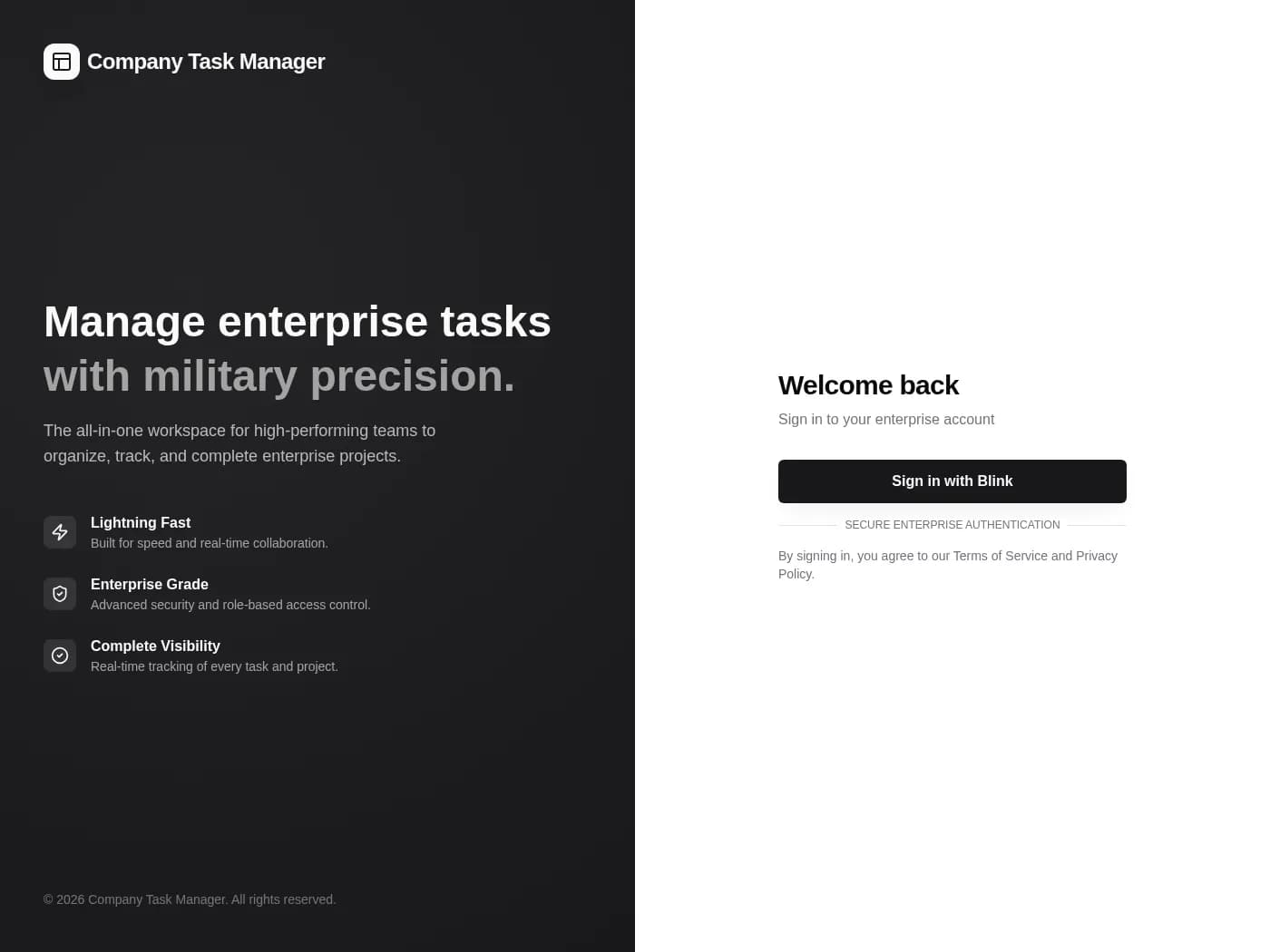 Company Task Manager