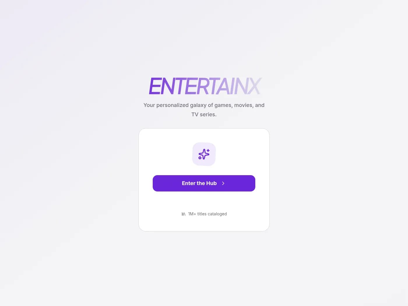 EntertainX Unified Platform