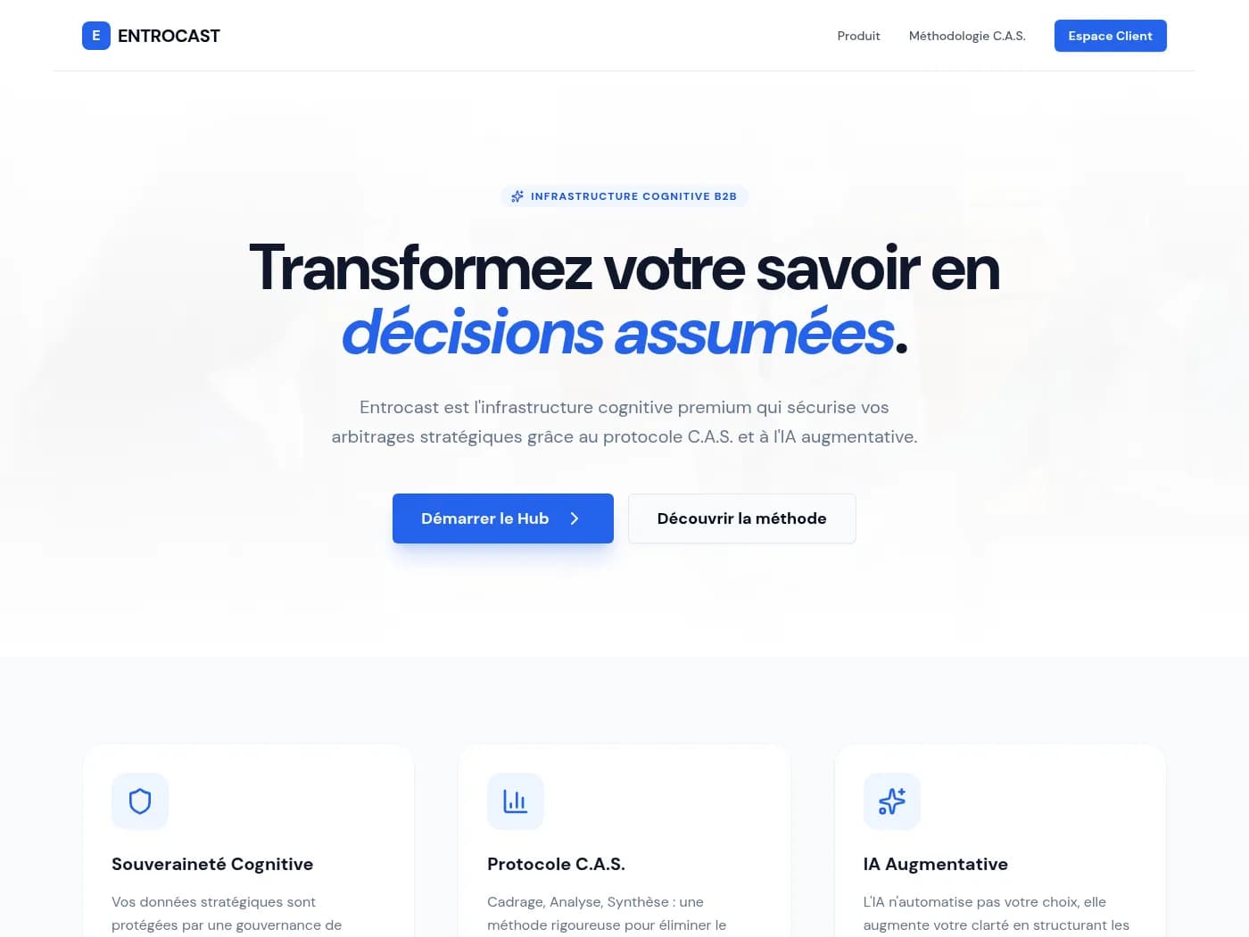 Entrocast Decision Hub