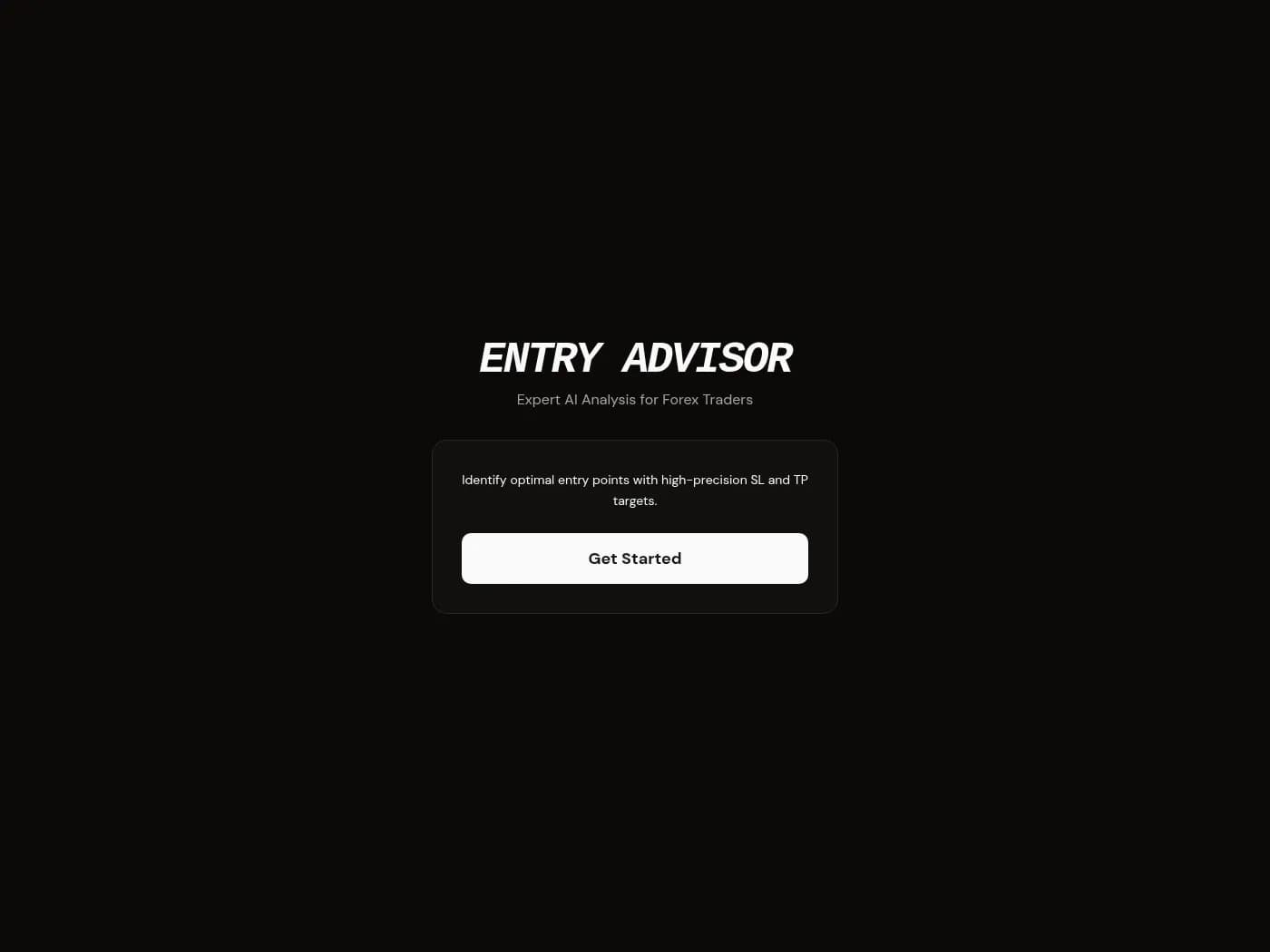 Entry Timing Advisor