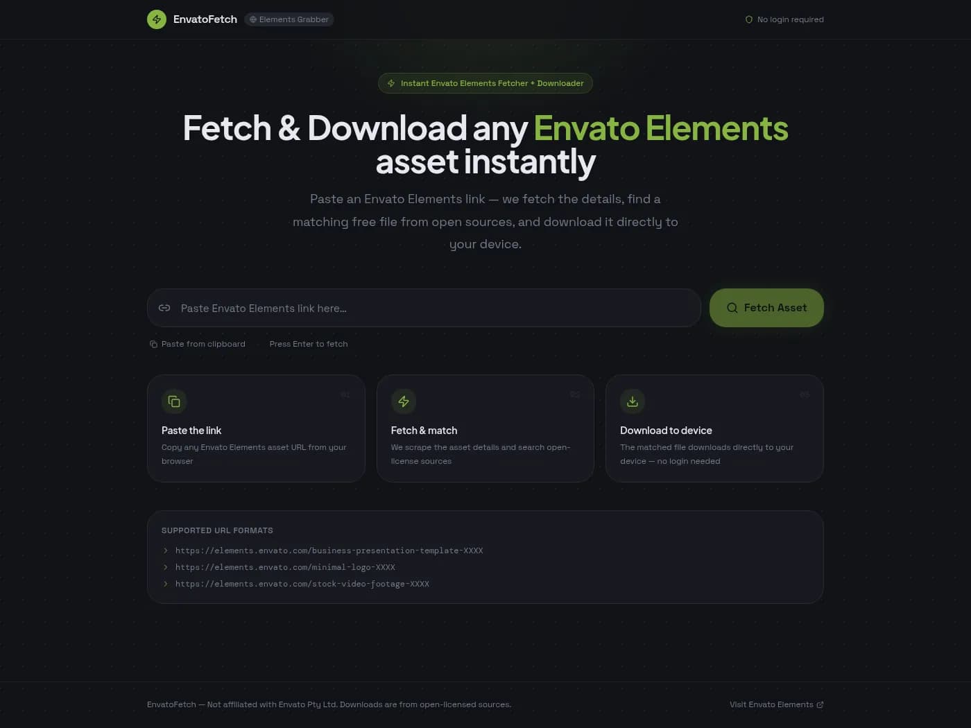 Envato Fetcher