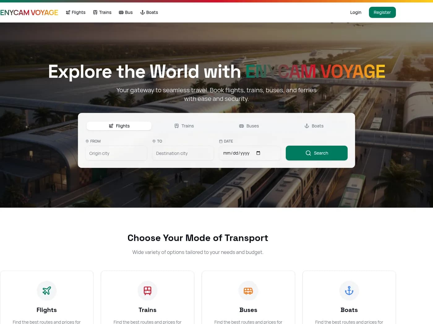 ENYCAM Voyage E-Tickets