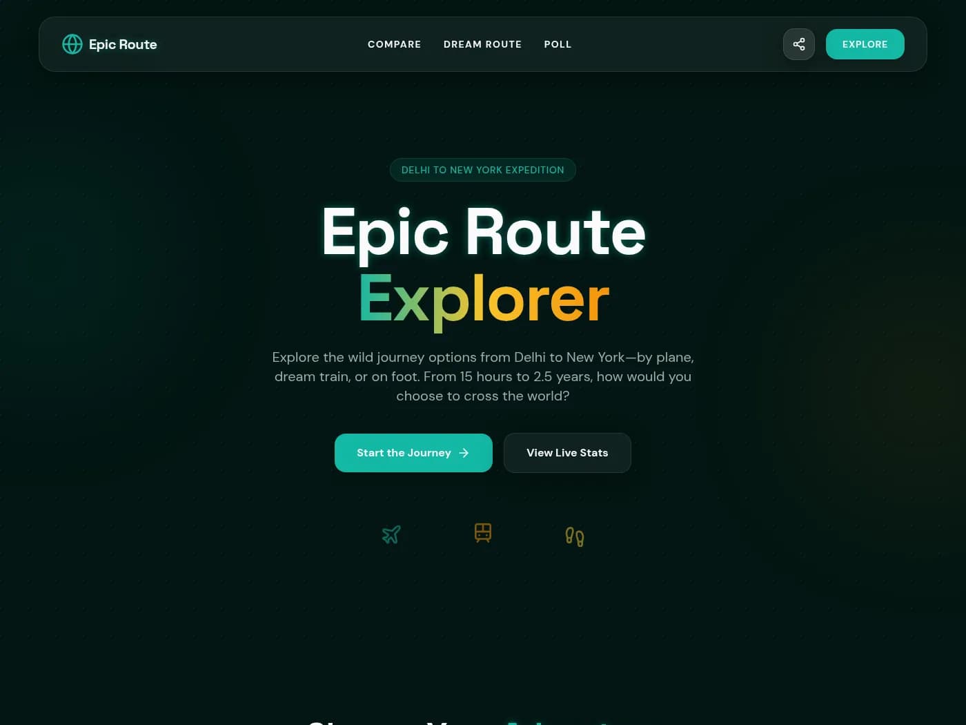 Epic Route Explorer