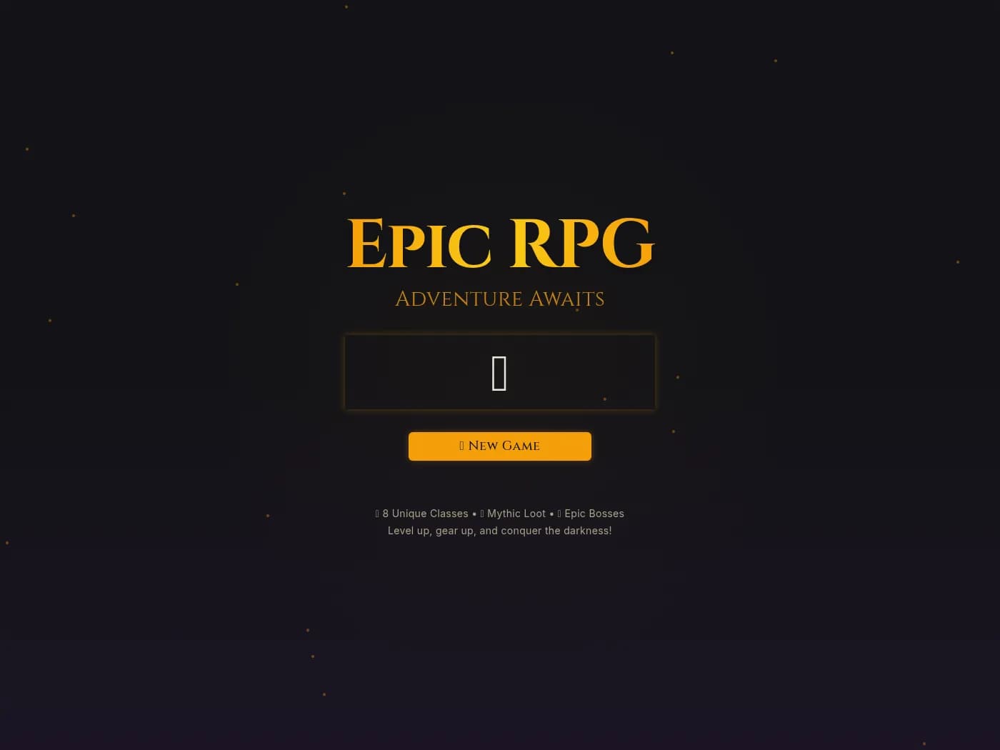 Epic RPG Adventure