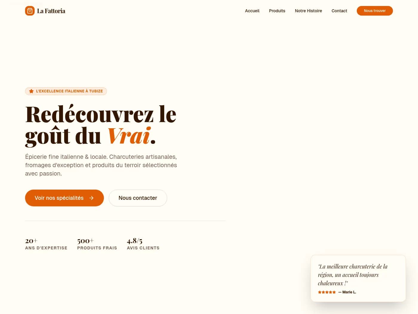 Épicerie Locale Showcase