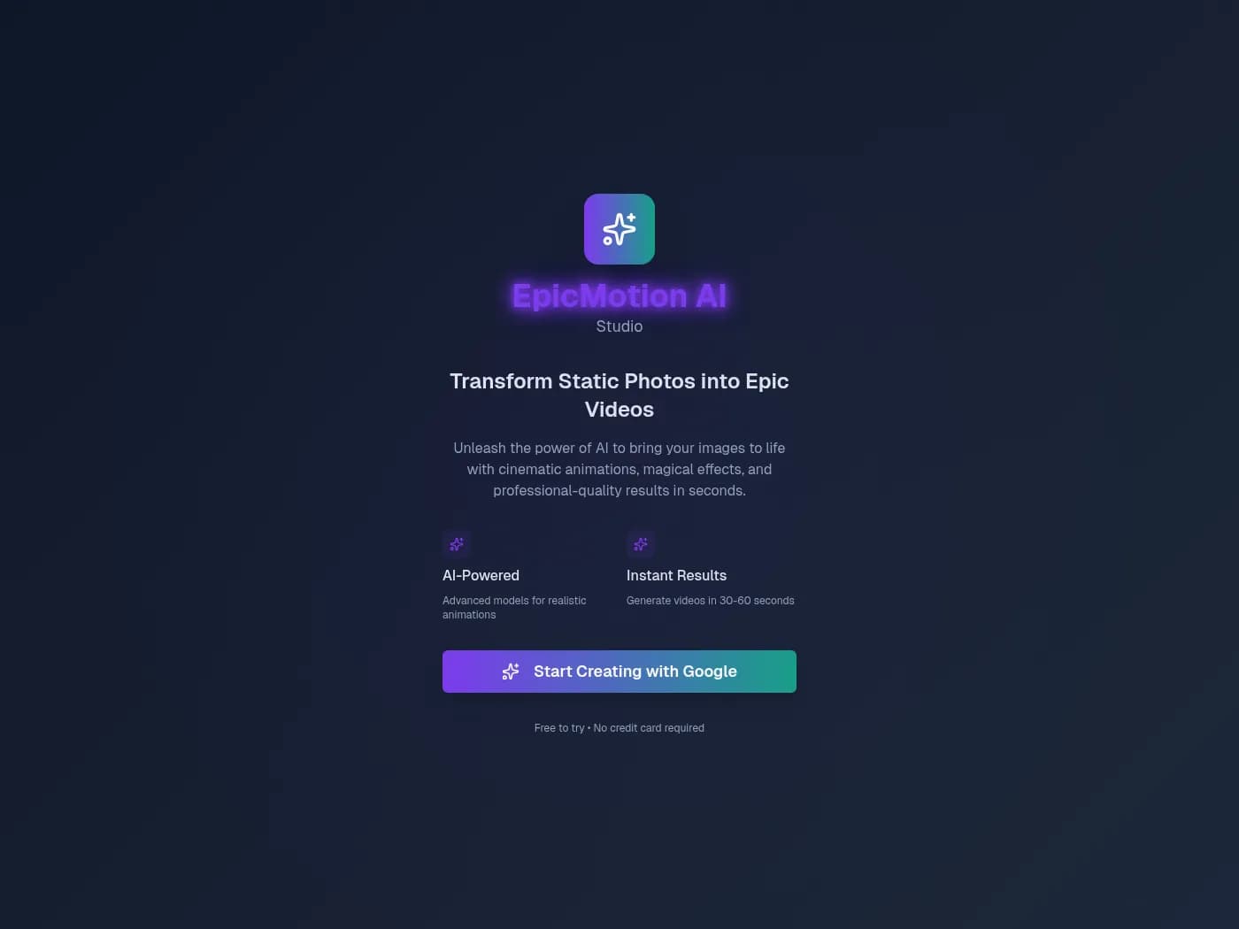 EpicMotion AI Studio