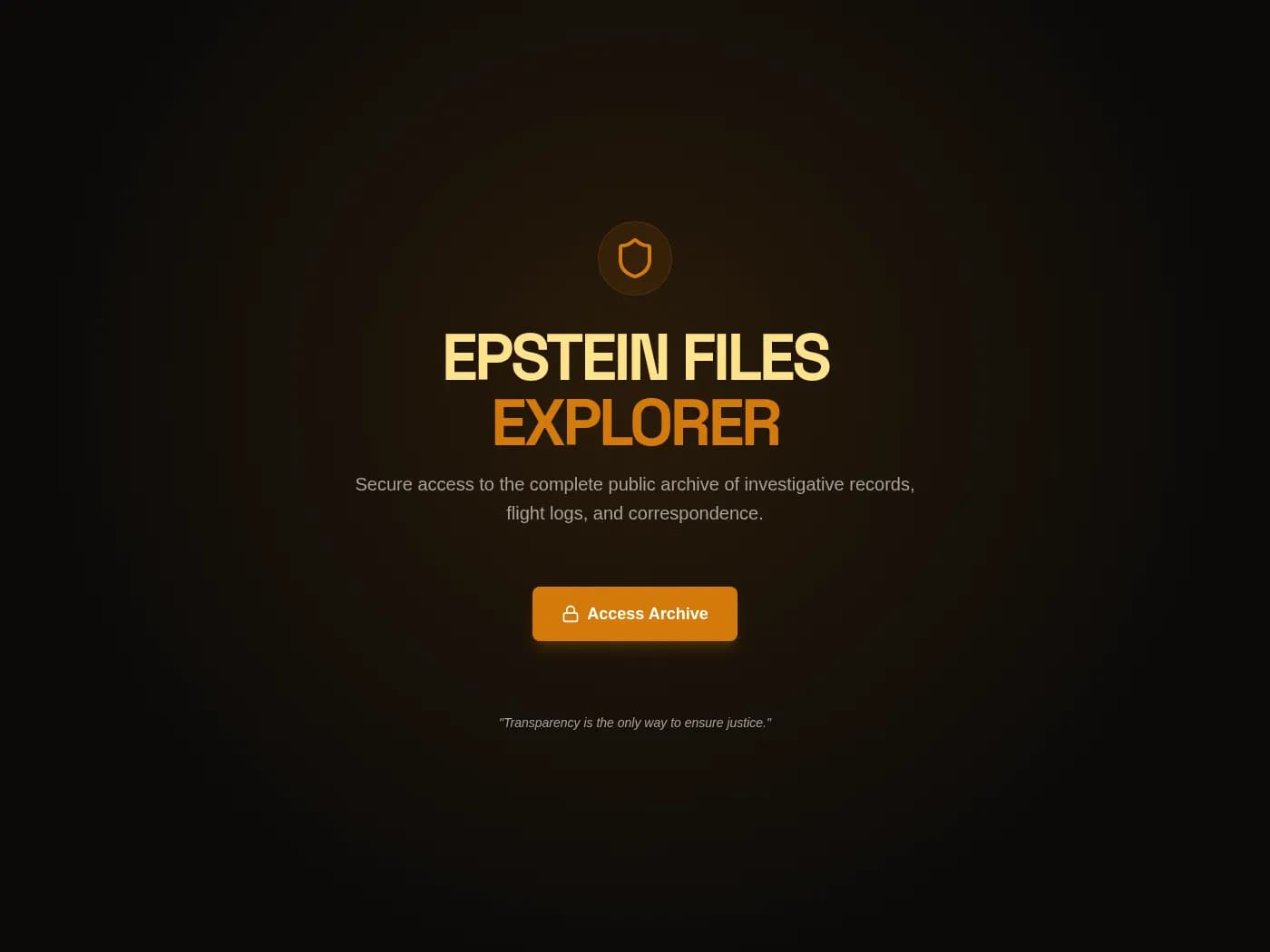 Epstein Files Explorer