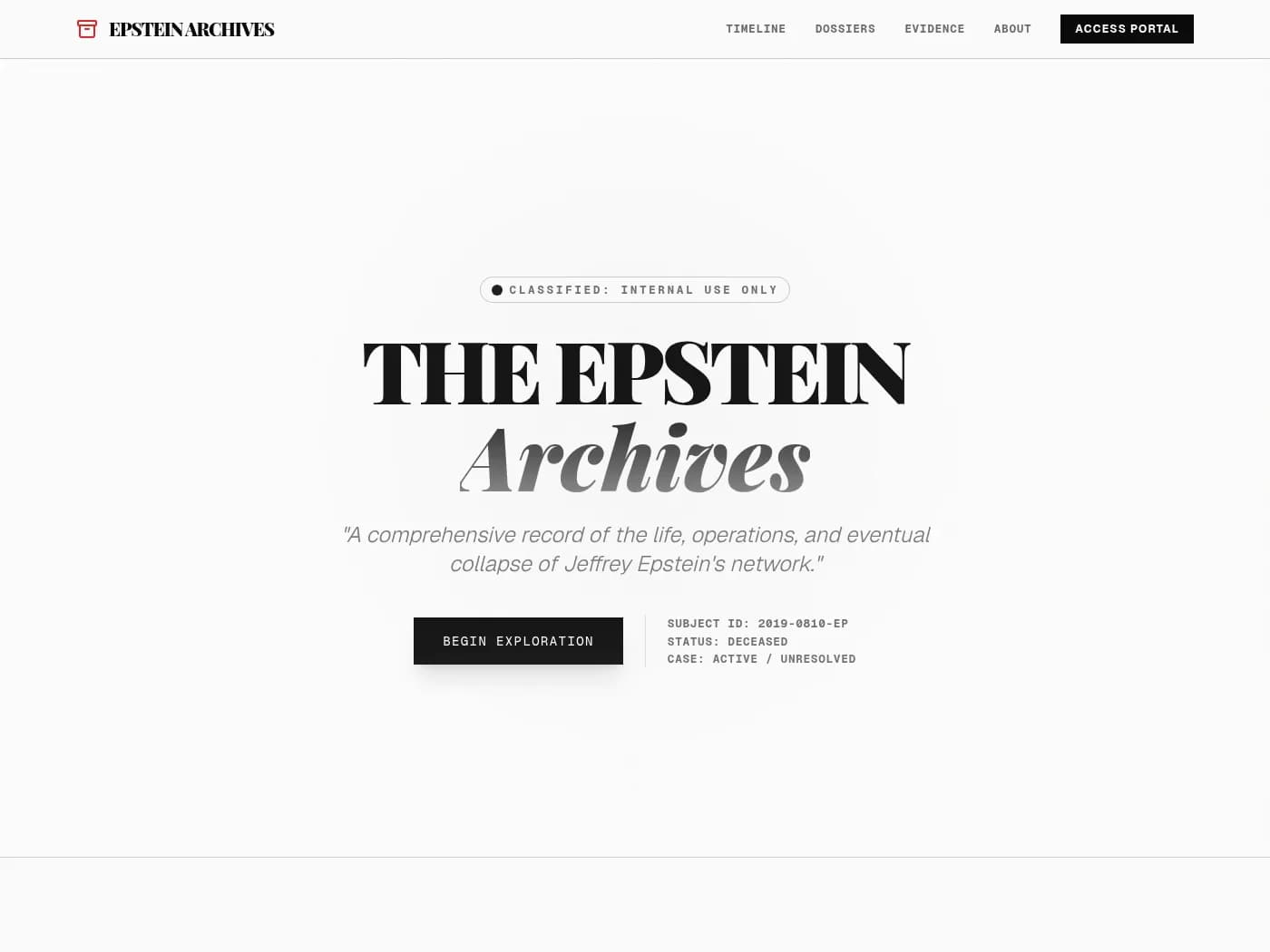 Epstein History Explorer