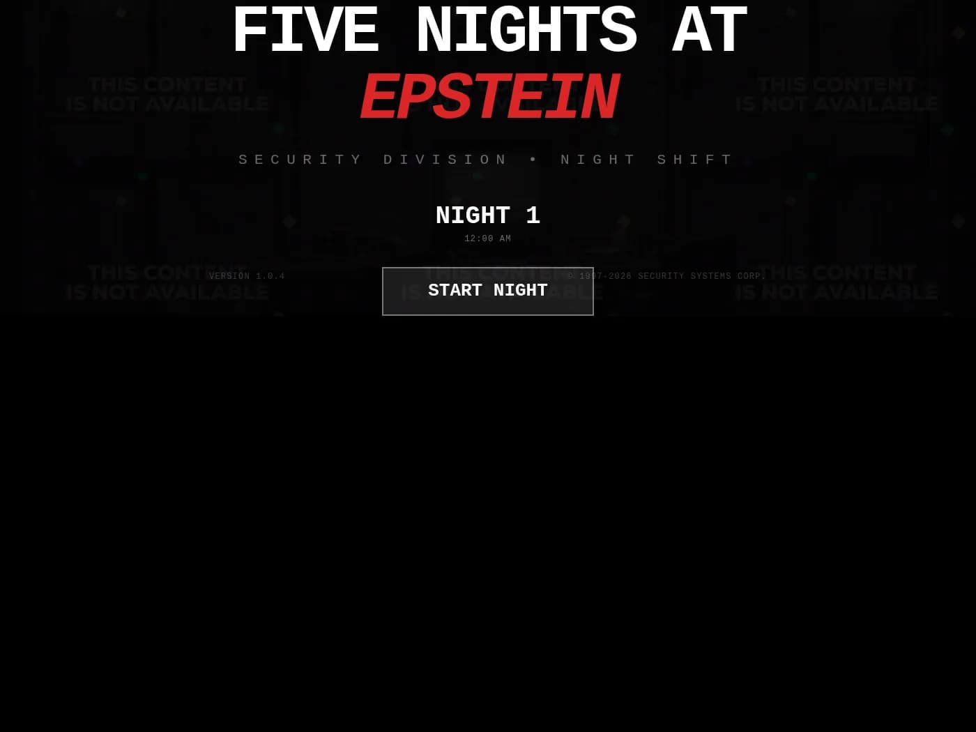 Five Nights at Epstein