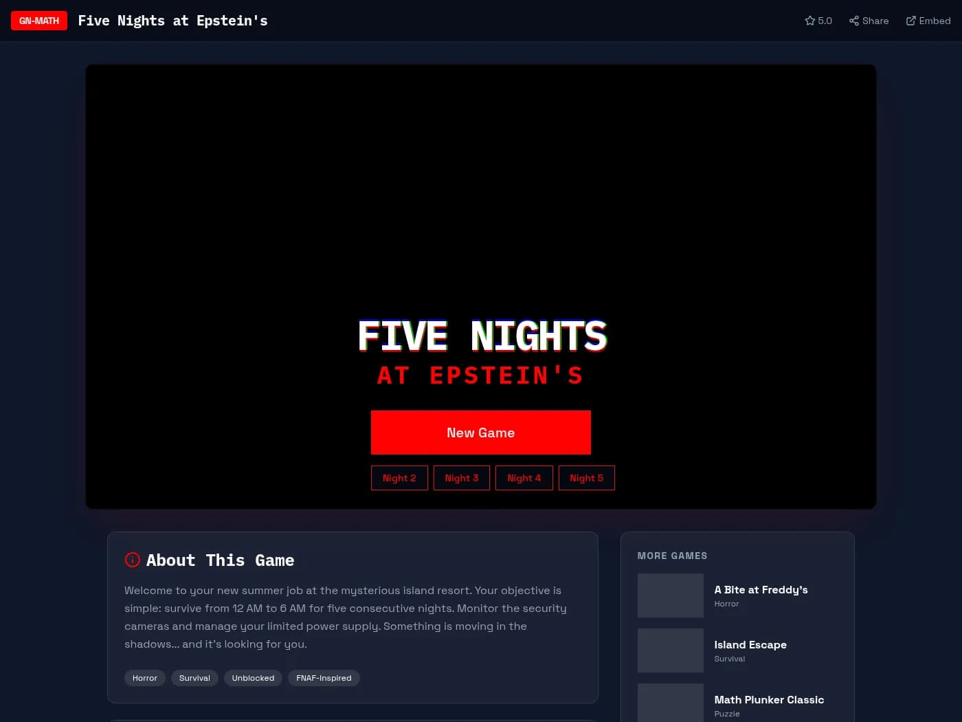 Five Nights at Epstein's