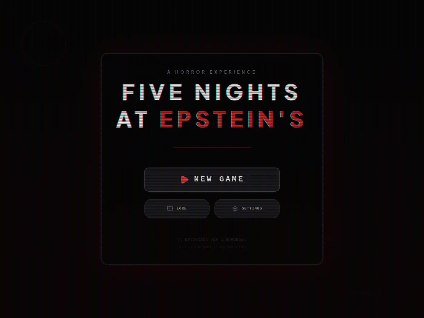 Five Nights at Epstein's