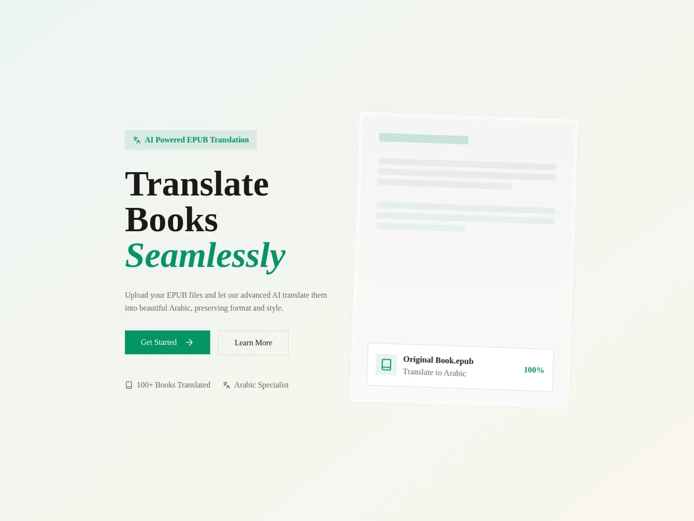 AI EPUB Translator