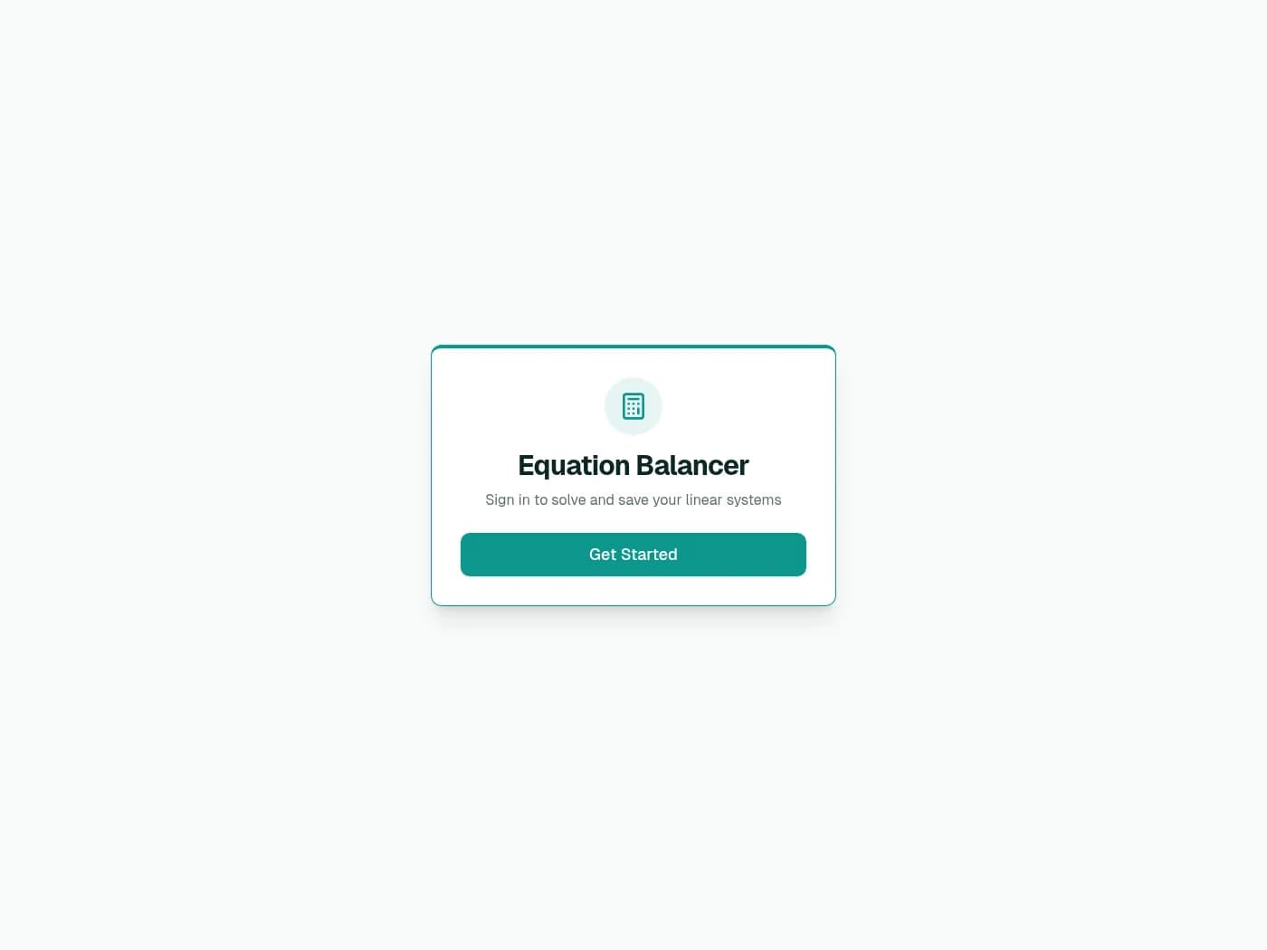 Equation Balancer