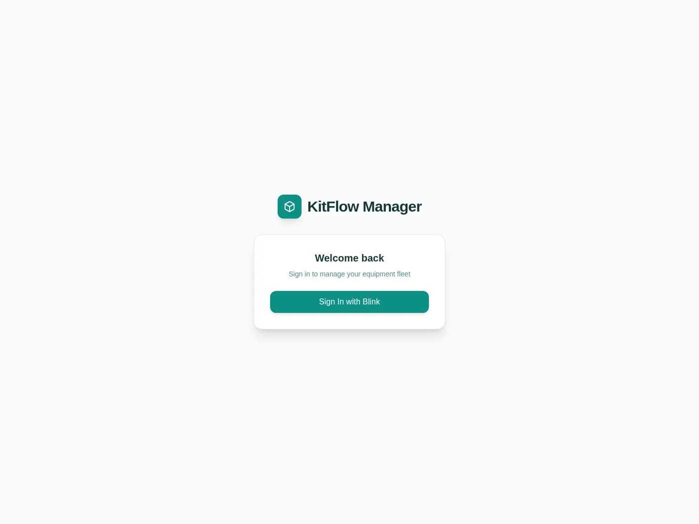 KitFlow Manager