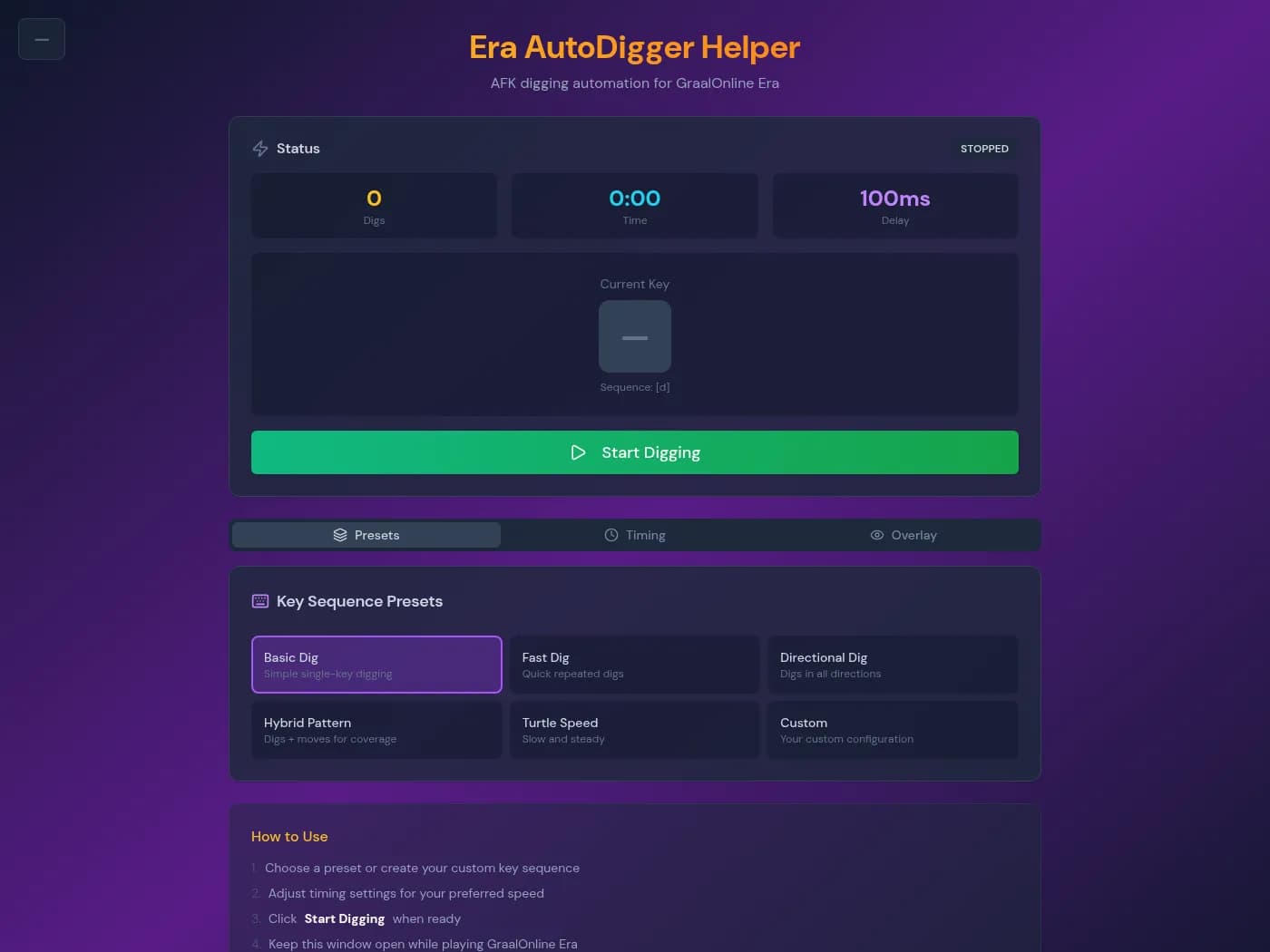 Era AutoDigger Helper
