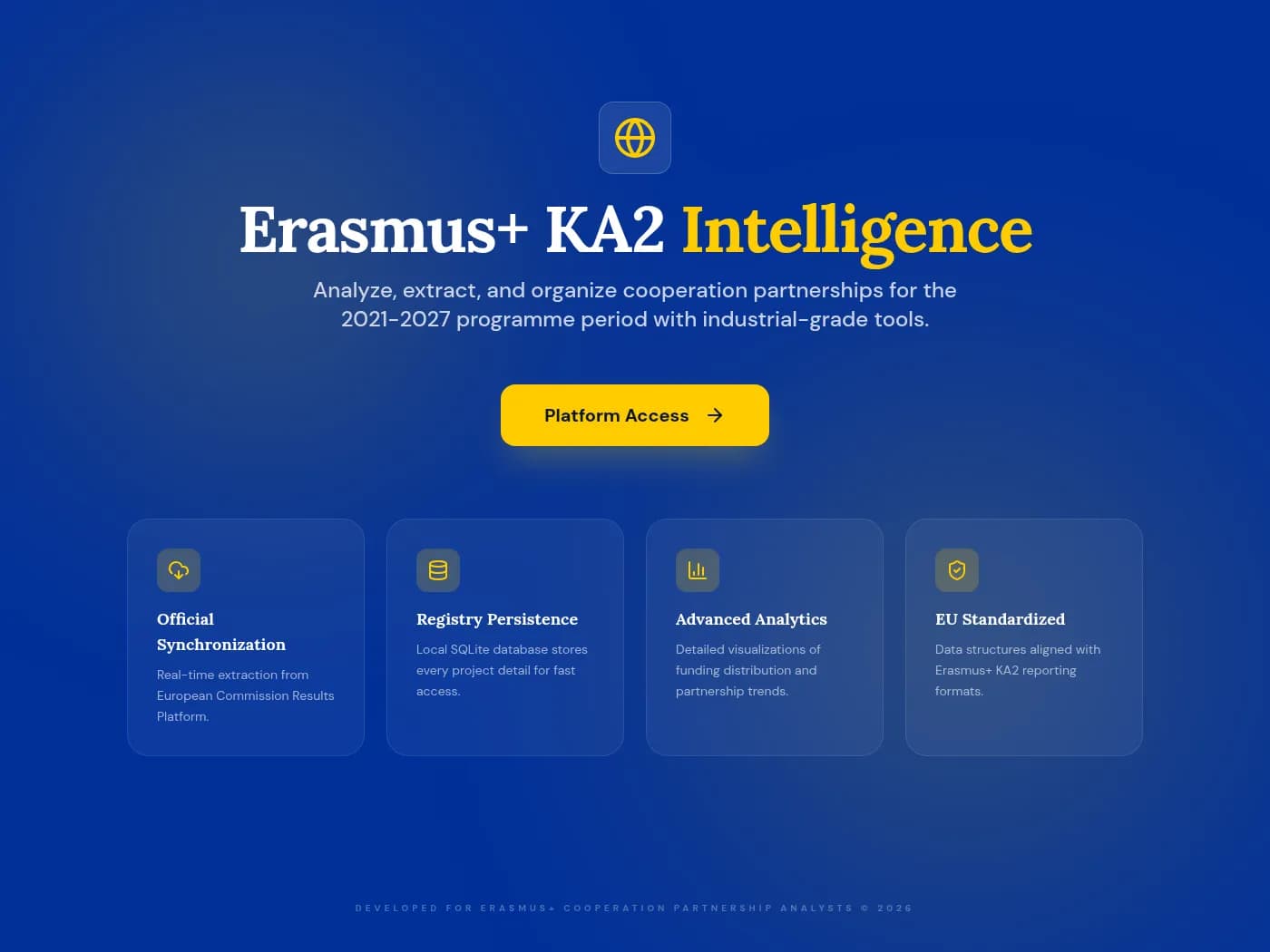 Erasmus+ KA2 Project Scraper