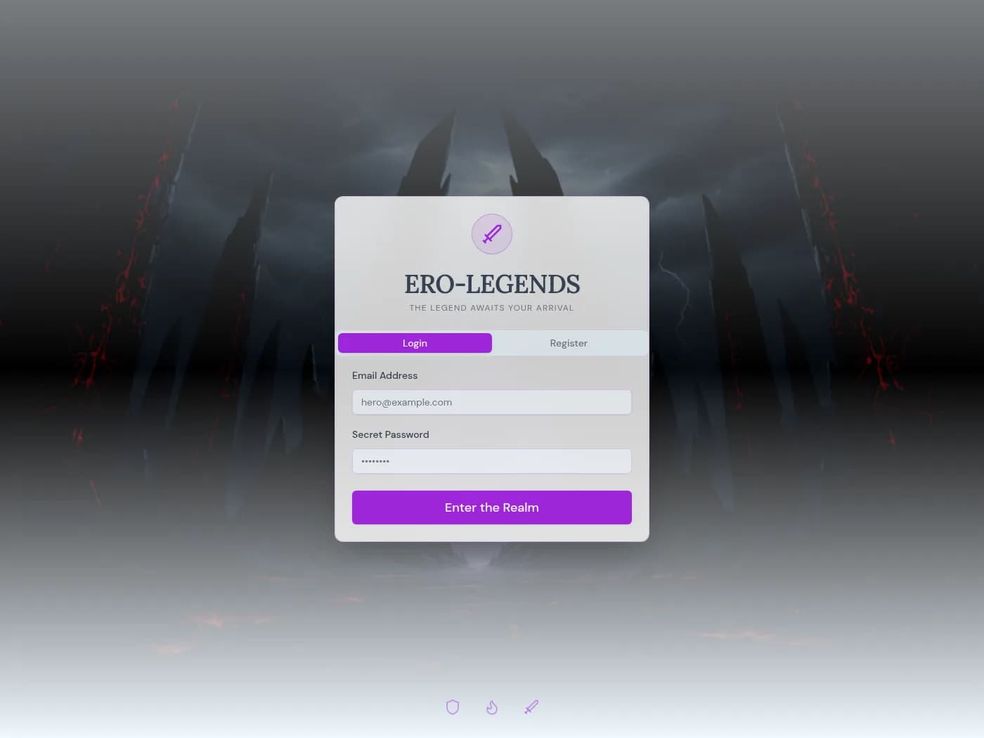 EroLegends Entry Portal