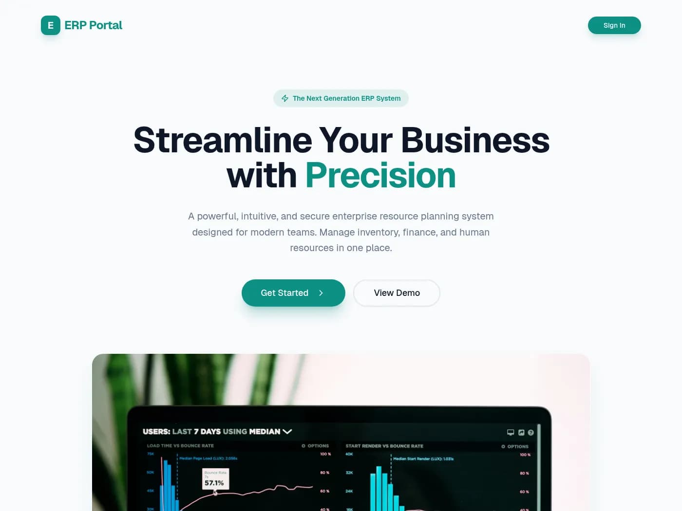 ERP Frontend Portal