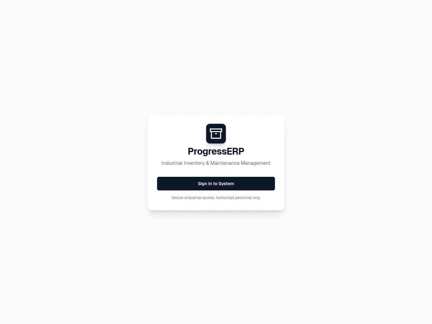 ProgressERP Clone