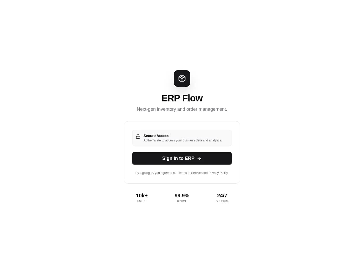 ERP Inventory Manager