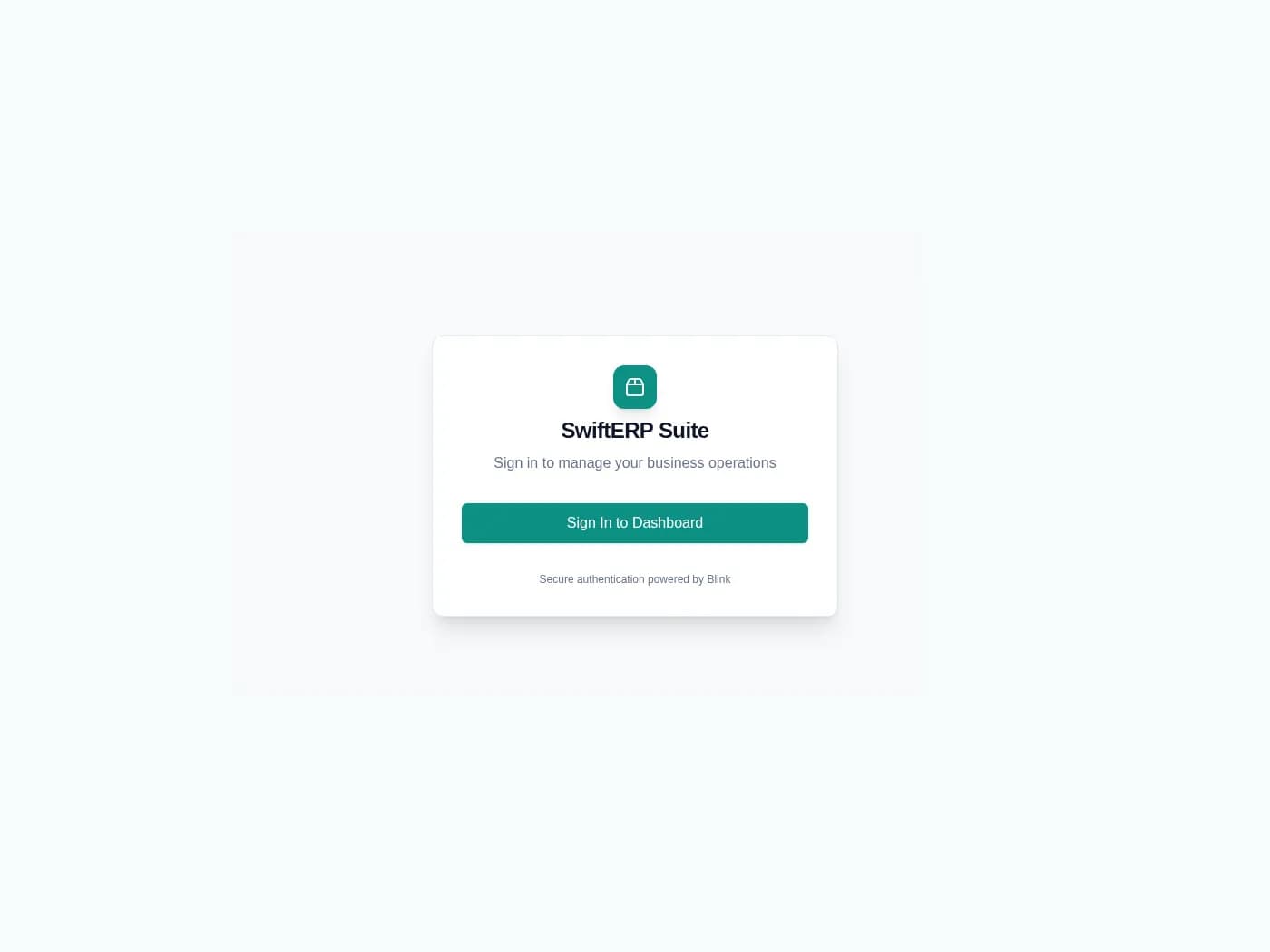 SwiftERP Inventory Suite