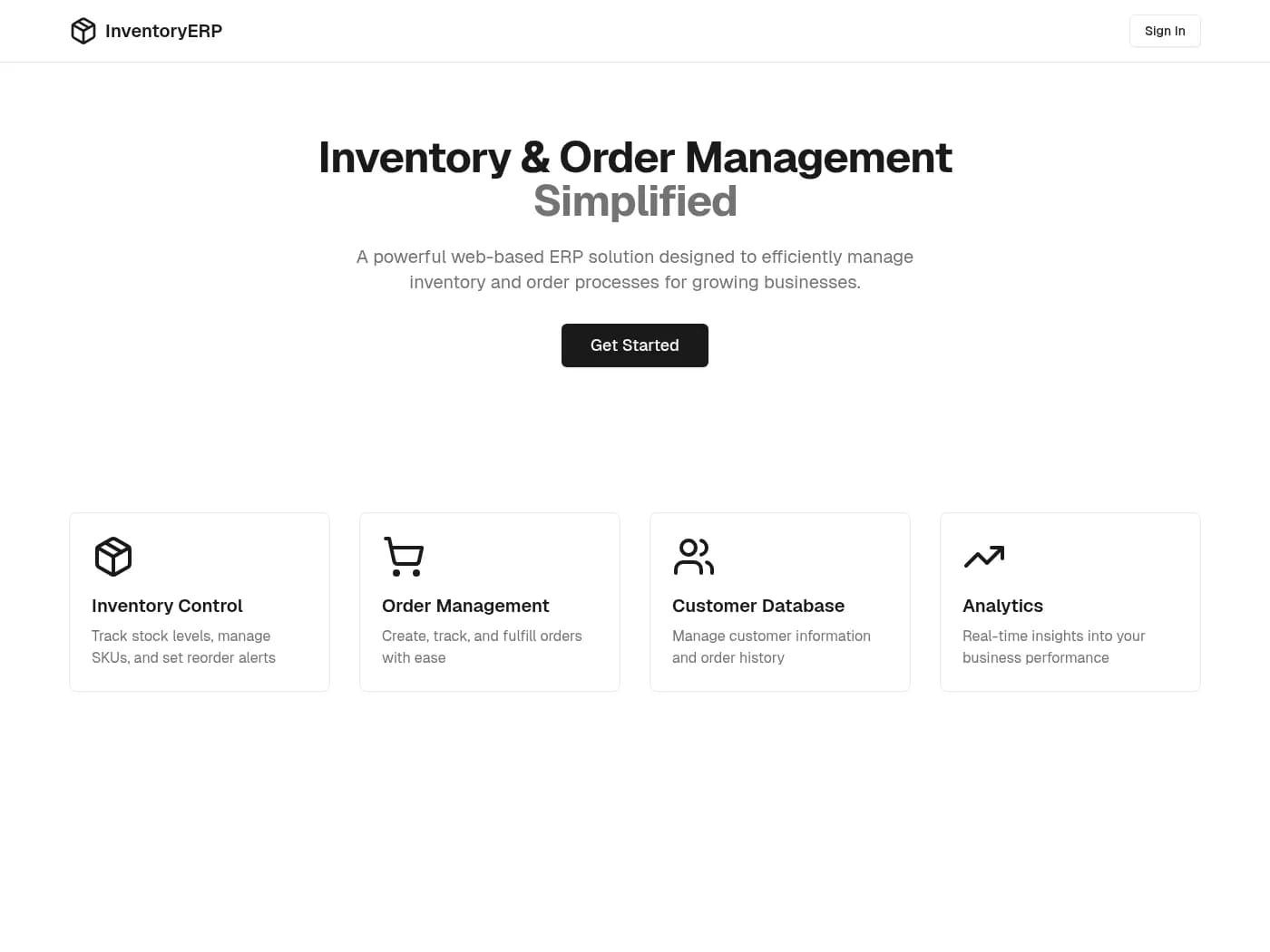 Inventory ERP Suite