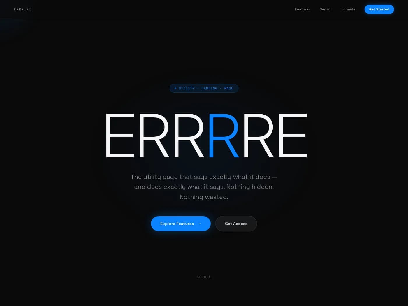 Errrre Utility Page