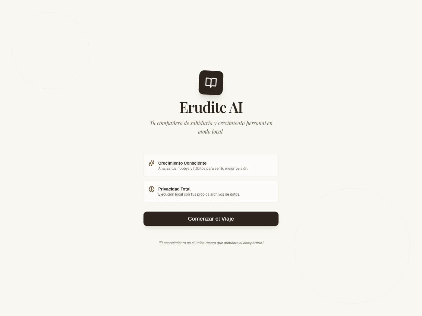 Erudite AI Companion