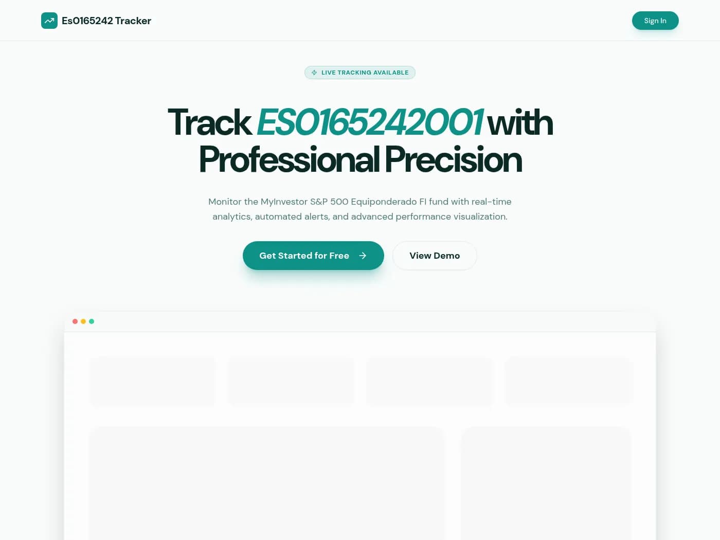 Es0165242 Tracker