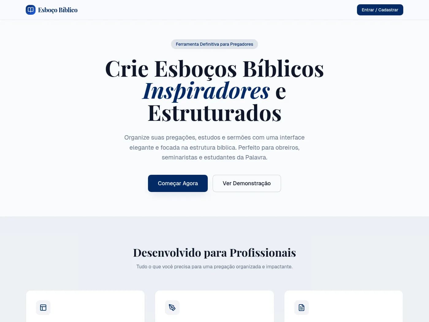 Esboço Bíblico Creator