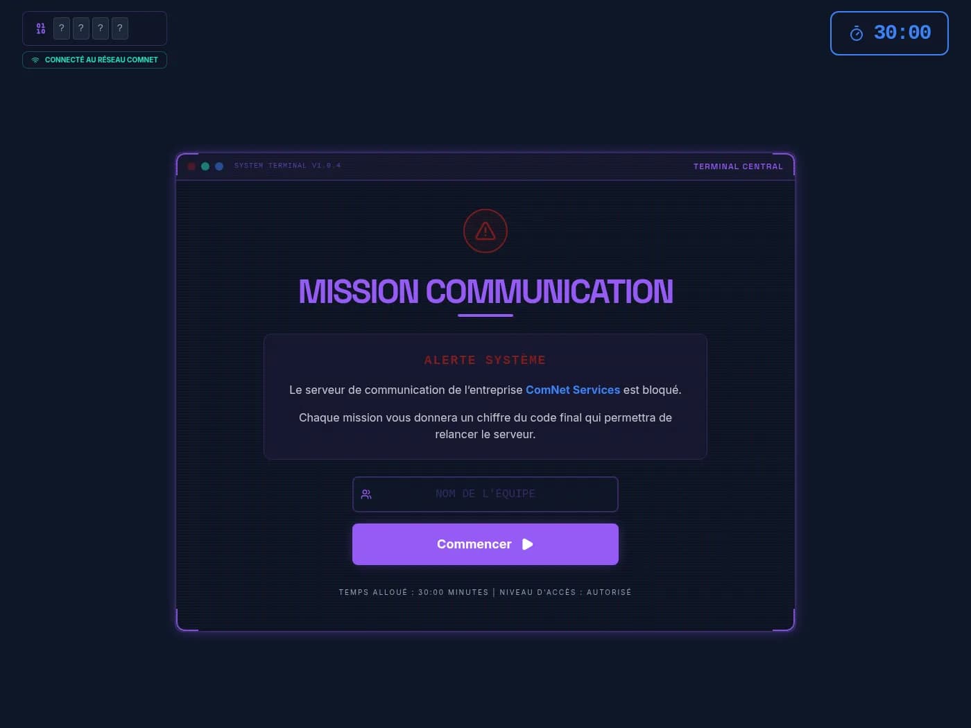 Mission Communication Escape