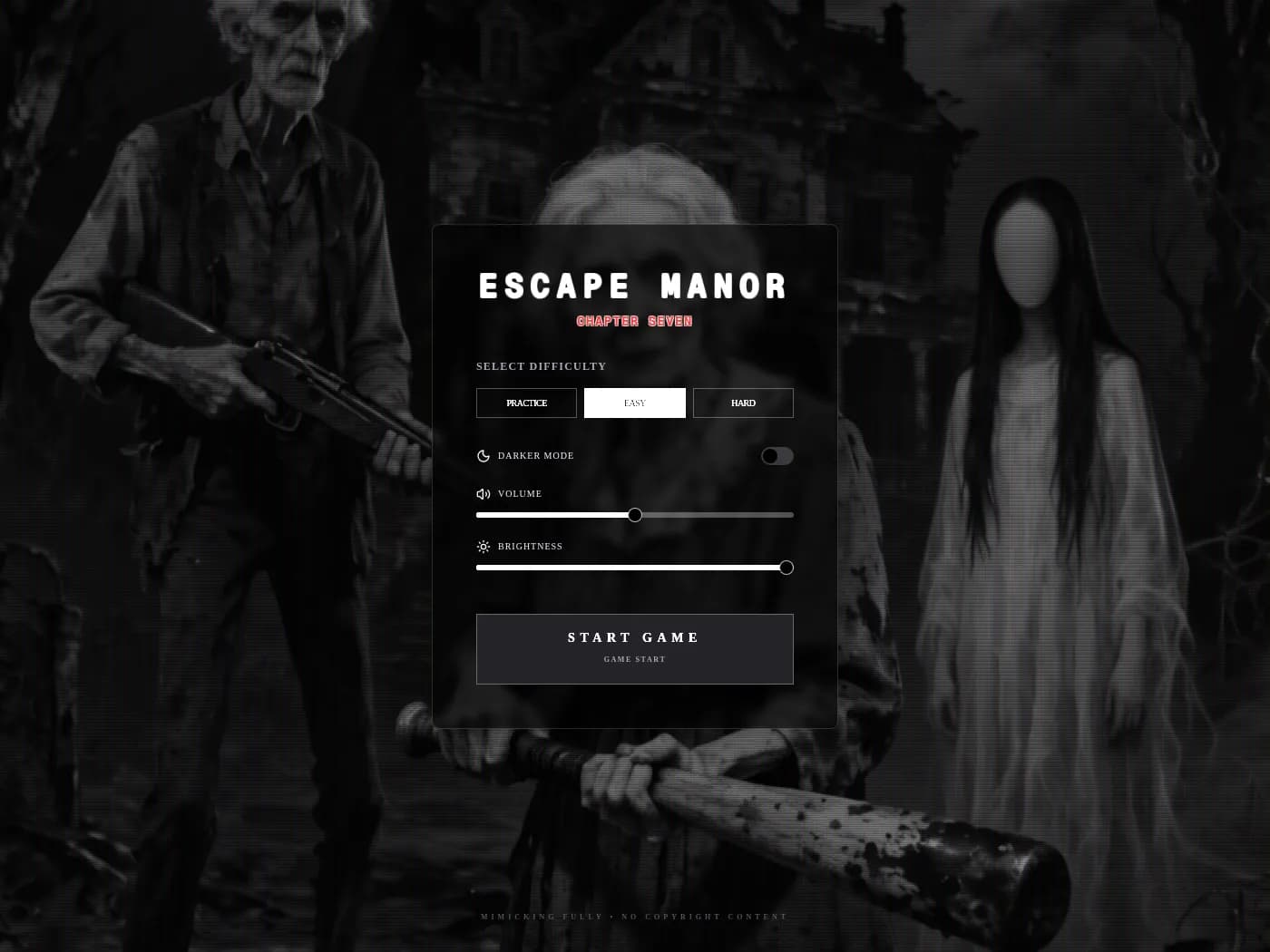 Escape Manor Horror Game