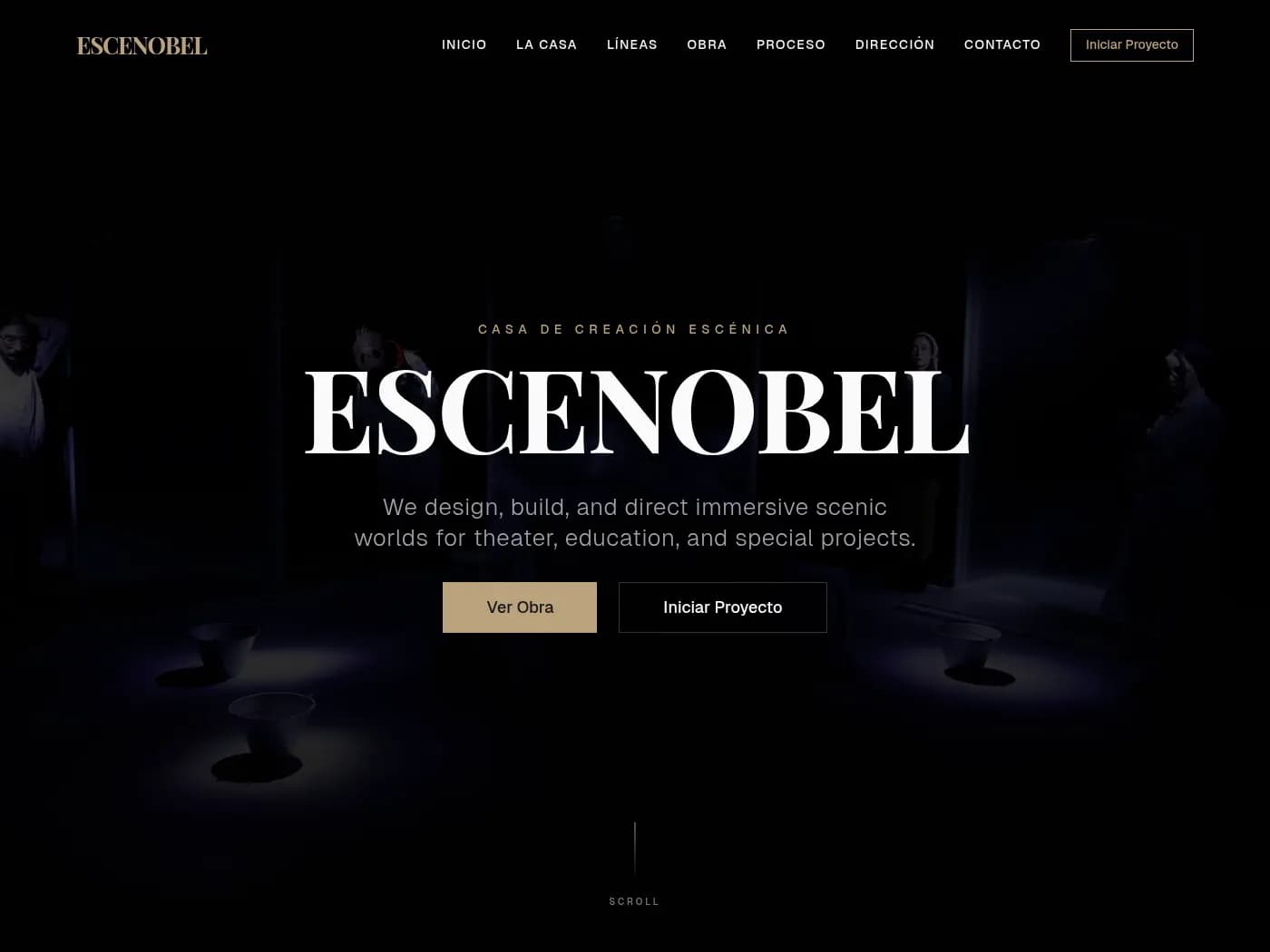 ESCENOBEL Cinematic Website