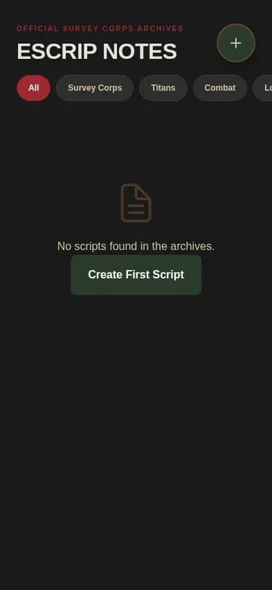 Escrip Notes