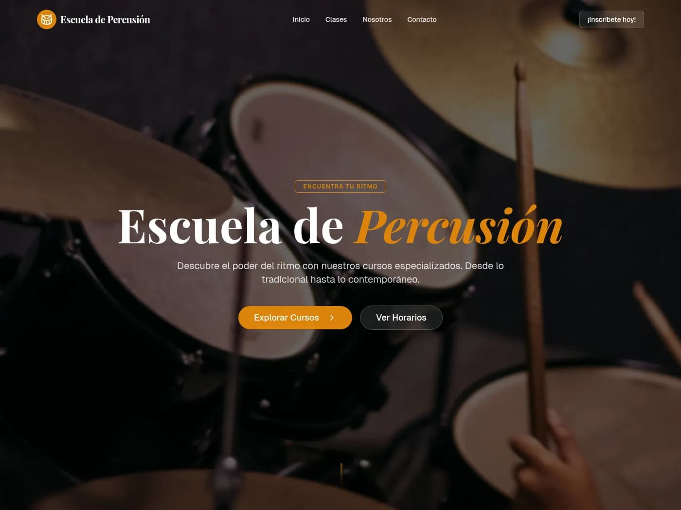 Escuela Percusión Web