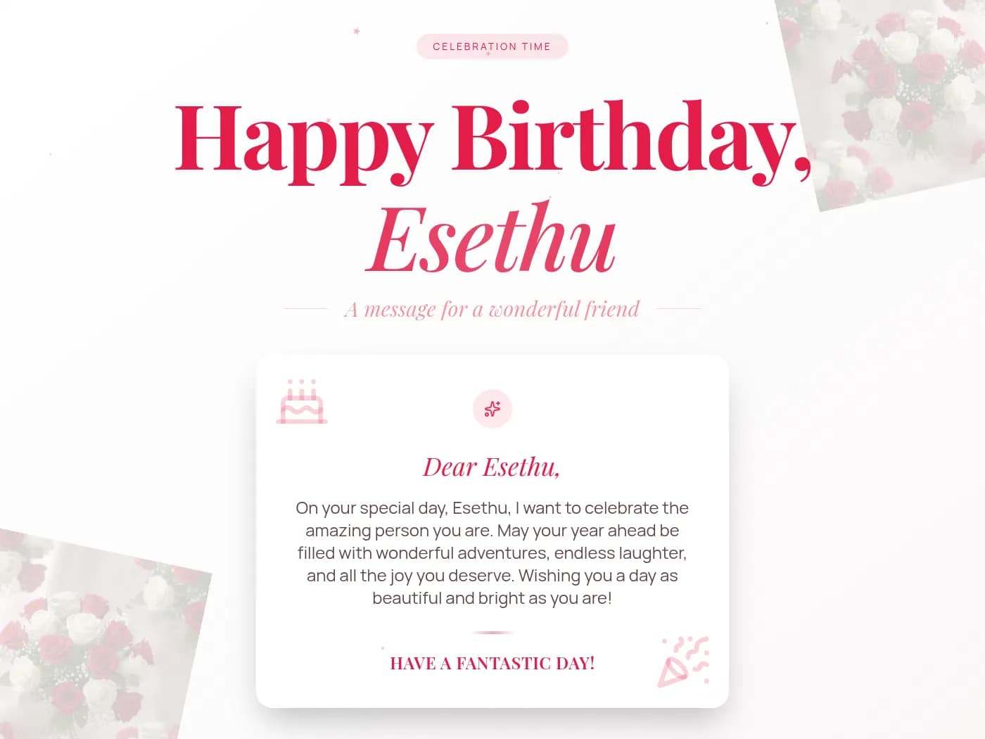 Esethu Birthday Wishes
