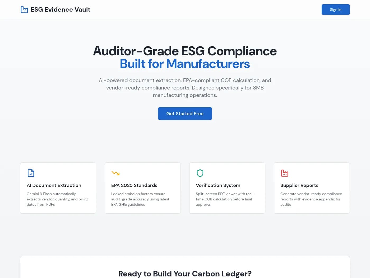 ESG Evidence Vault