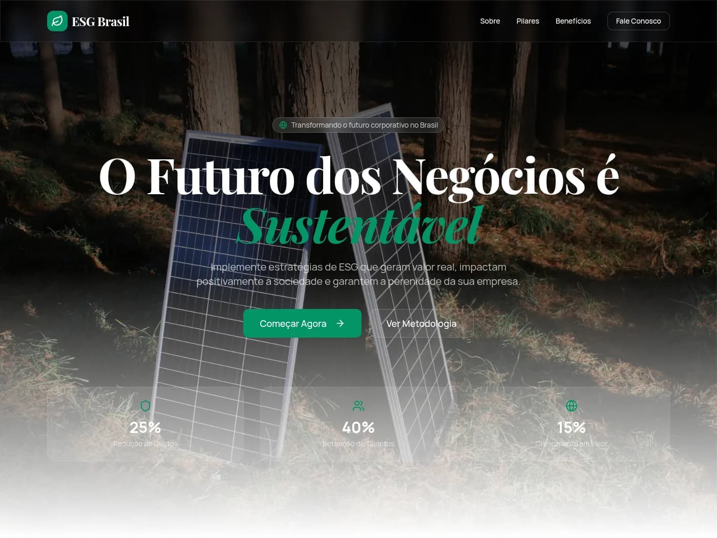 ESG Brasil Landing