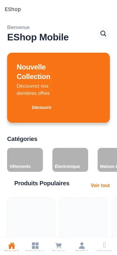 Eshop Mobile App