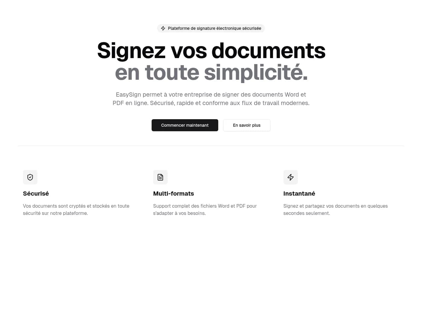 EasySign Platform