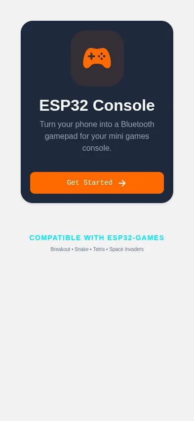ESP32 Bluetooth Gamepad