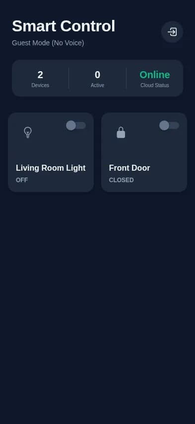 ESP32 Control App